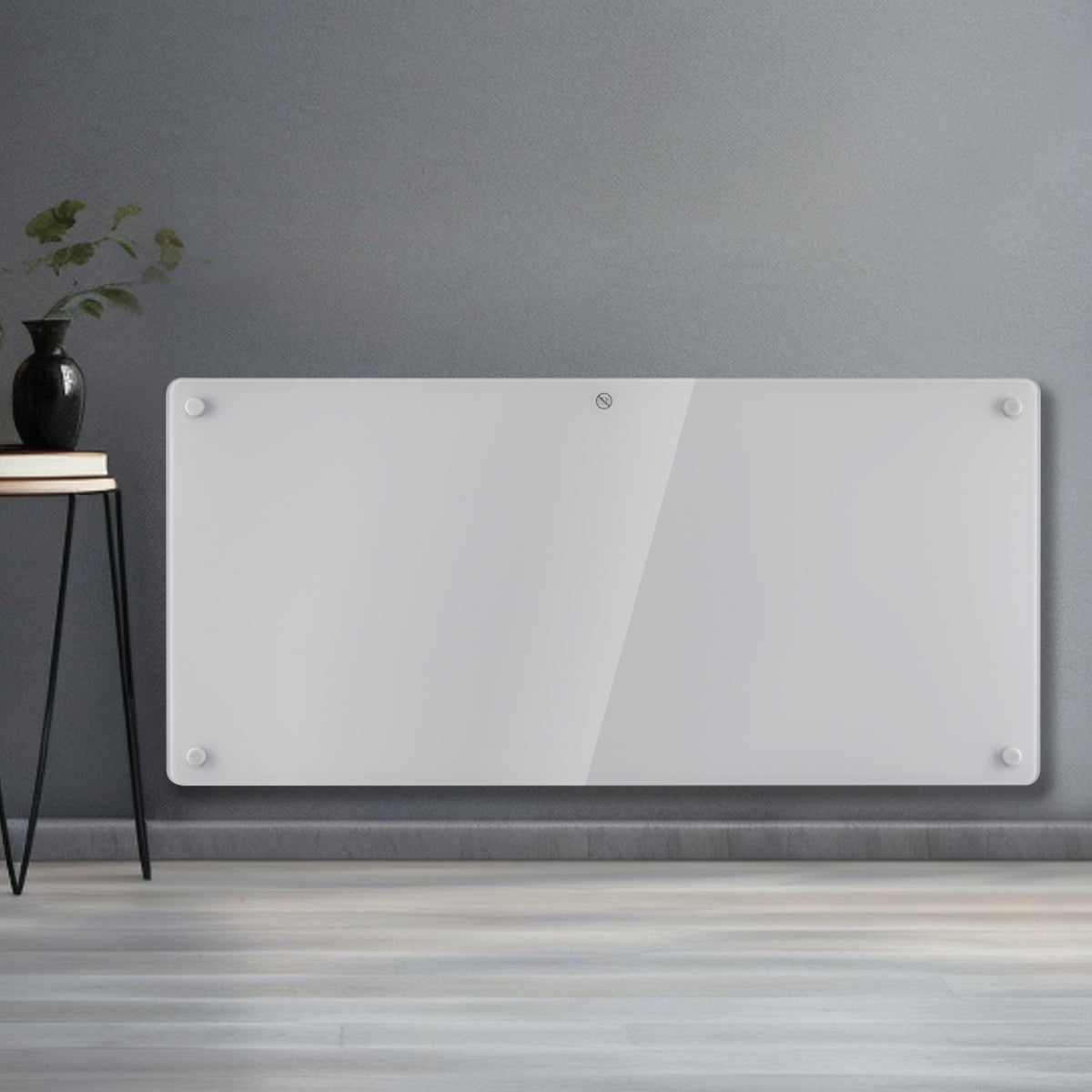 Futura Electric Glass Panel Heater 2000W White — Futura Direct