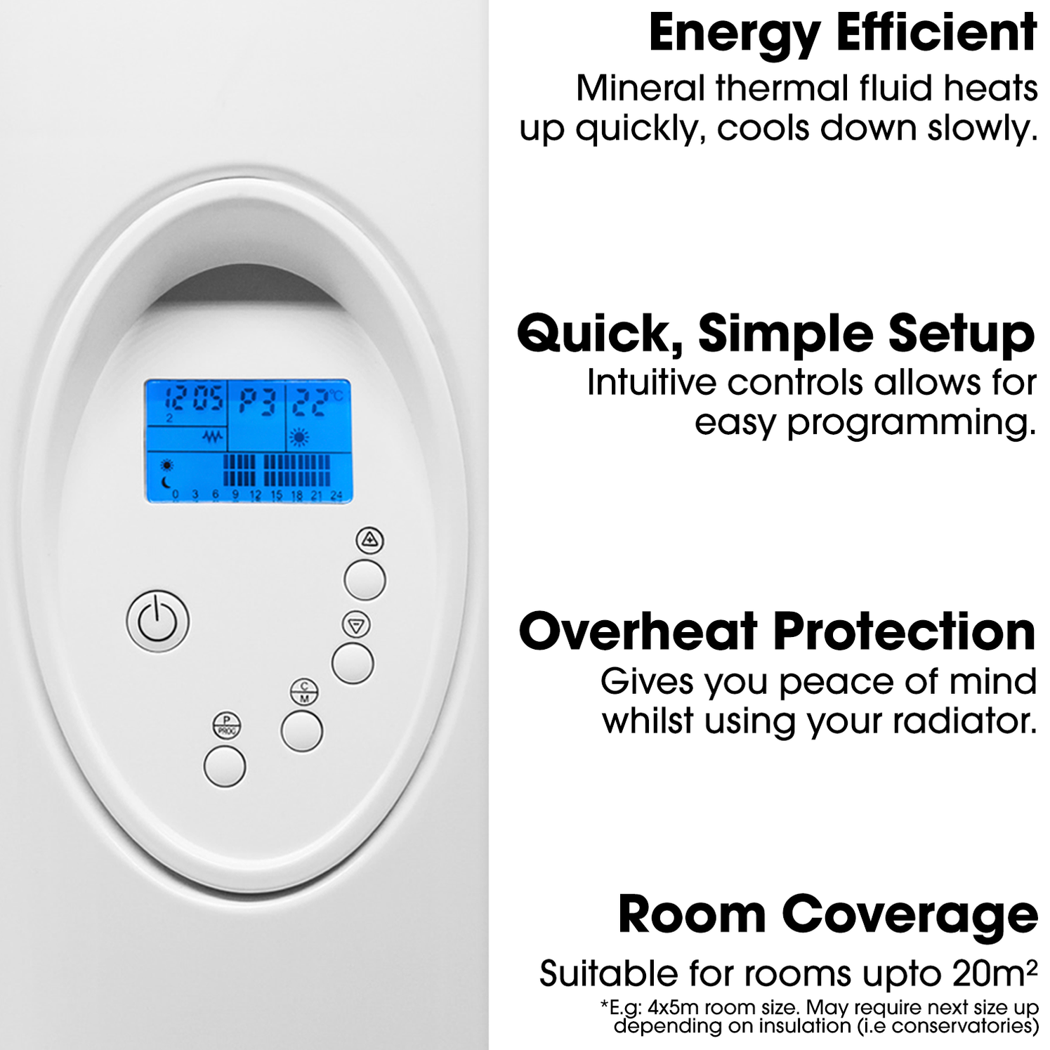 Shop Plug in Electric Radiators & Wall Mounted Oil Filled Radiators on ...